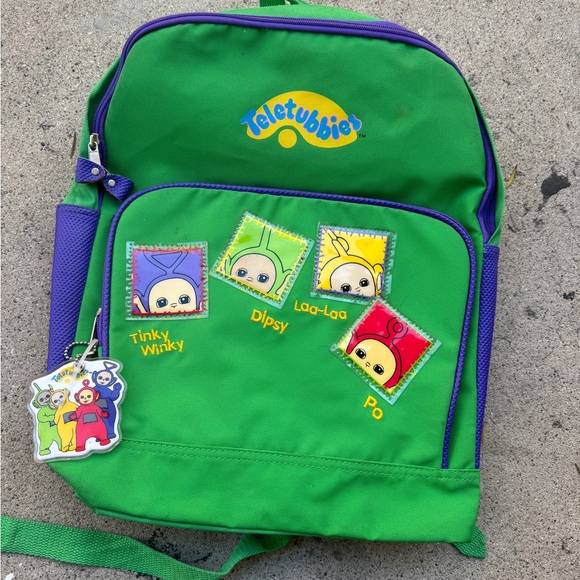 Teletubbies | Accessories | Vintage Rare 9s Teletubbies Backpack | Poshmark